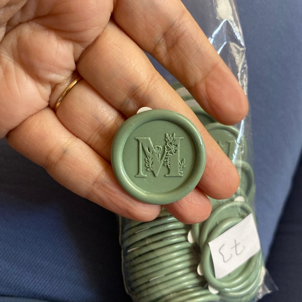 Logo Wax Seals,custom Wax Seals, Handmade Wax Seal Sticker,initial Wax ...