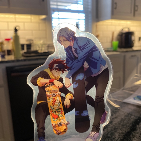 Sk8 the Infinity Acrylic Standee: Reki and Langa Renga Charm - Etsy