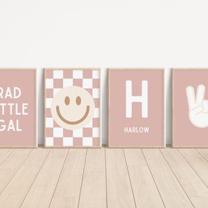 It's Cool to Be Kind, Set of 3 Printable, Kid Room Wall Art, Pink Green ...