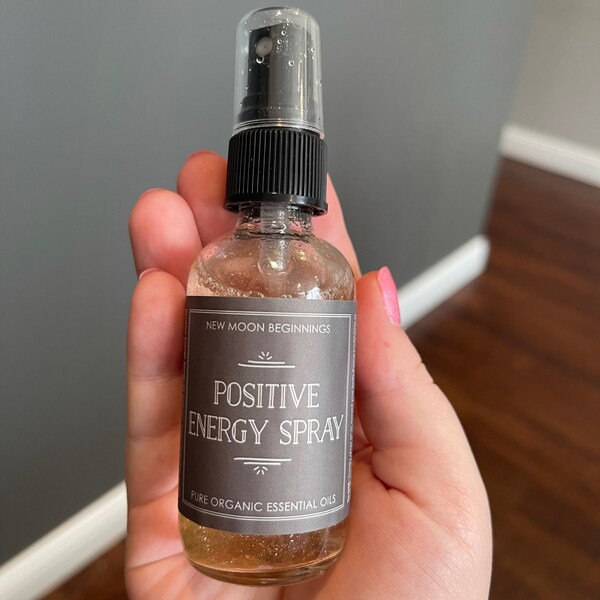 Positive Energy Spray - Organic Essential Oils - Positive Energy Mist ...