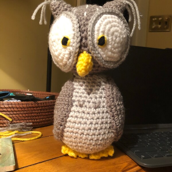 Otto the Owl CROCHET PATTERN, Amigurumi Crochet Pattern, PDF - Etsy