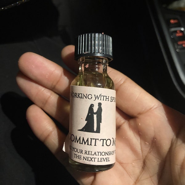 Commit to Me Oil Get That Commitment or Proposal Hoodoo - Etsy