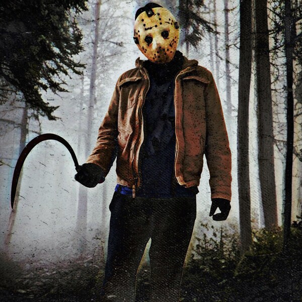 Never Hike Alone Ghost Jason Hockey Mask - Friday the 13th - Etsy
