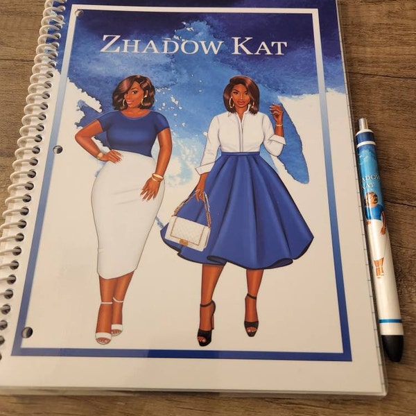 Sisterhood Spiral Notebooks & Pens | Sorority Notebook | Custom ...