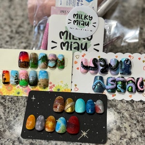 Crazy for Conchas Concha Pan Dulce Press on Nails Luxury Nails Handmade ...