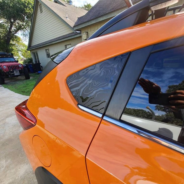 Fits 2018-2023 Subaru Crosstrek Rear Side Window Topographic Map Decal ...