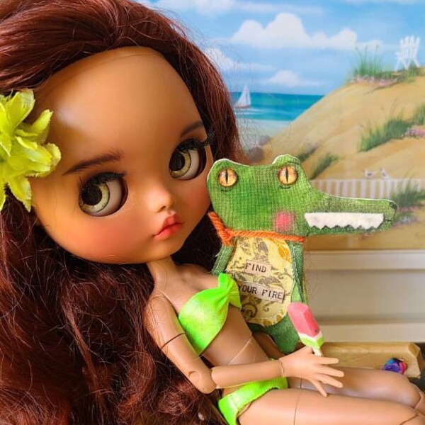 Handmade Teddy Bear * Pocket Friend * Doll Friend * Scrap Bear ...