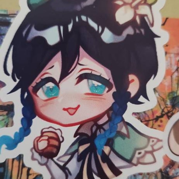 Xiao Butler AU Vinyl Sticker [genshin Impact] - Etsy