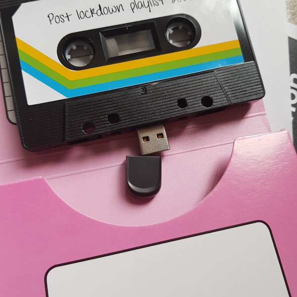 4GB/8GB/16GB USB Authentic Mixtape-retro Personalized - Valentines Day ...
