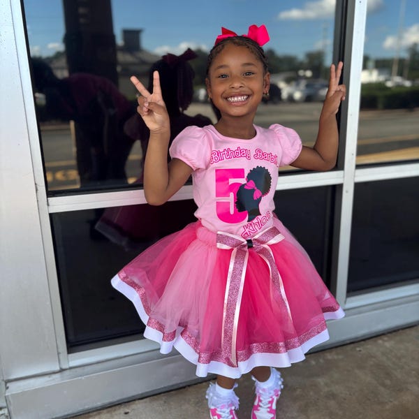 Giraffe Tutu Set, Giraffe Outfit, Kid's Birthday Tutu With Name, Brown ...