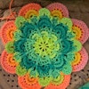 Flower Puddles Mandala Blanket Crochet Pattern - Etsy