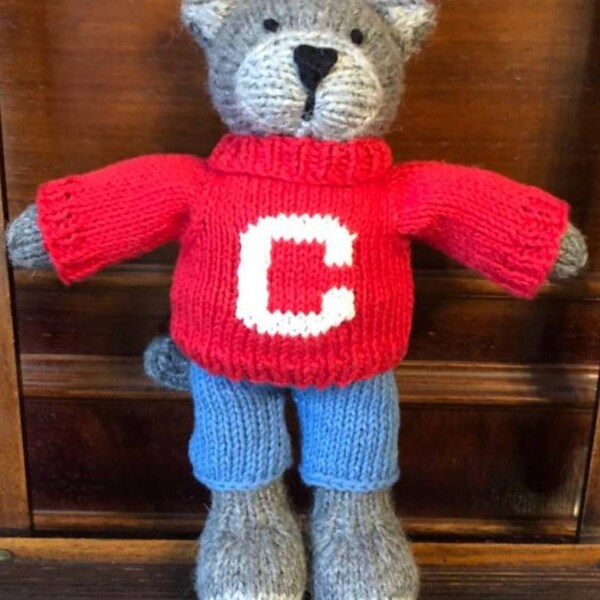 Knit Mouse Plush Animal With Clothes Soft Toy With Outfit Amigurumi ...