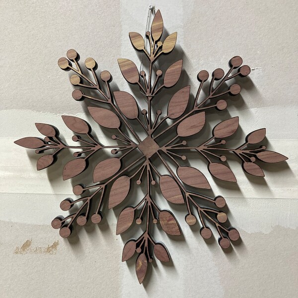 Flower Snowflake Svg. Christmas Flower Star Pattern Svg Cut File ...