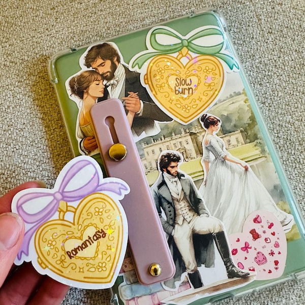 Book Trope Locket Vinyl Sticker - Laptop Sticker- Waterbottle Sticker ...