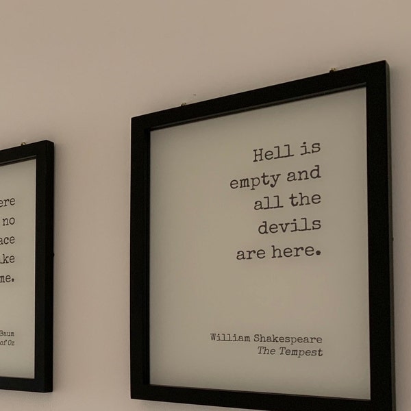 William Shakespeare - the Tempest - Hell is Empty and All the Devils ...