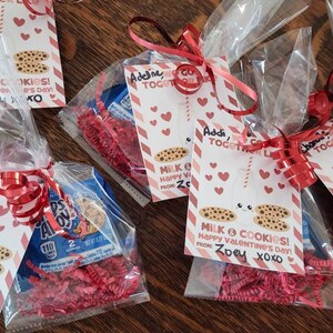 PRINTABLE We Go Together Like Milk & Cookies Happy Valentine's Day Gift ...