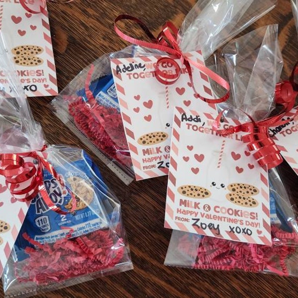 PRINTABLE We Go Together Like Milk & Cookies! Happy Valentine's Day ...