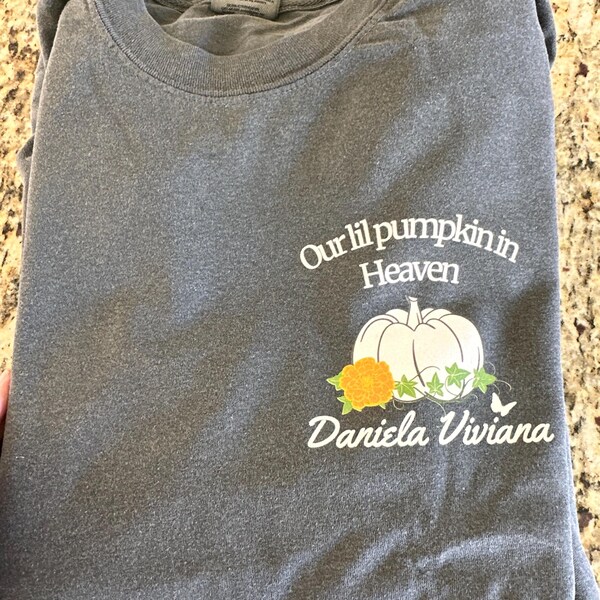In Memory of Shirt. Personalized Name and Dates. Memorial Shirt/rip ...