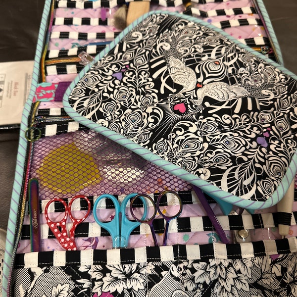MADE TO ORDER Running With Scissors Craft and Tools Case, Patterns by ...