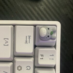 Cow and Bunny Keycap Kawaii Mechanical Keyboard - Etsy