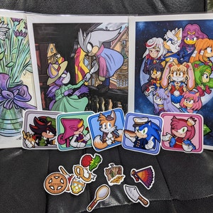 Sonic Prime Rouge the Bat 4 Vinyl Stickers rouge, Batten, Prim, Rebel ...