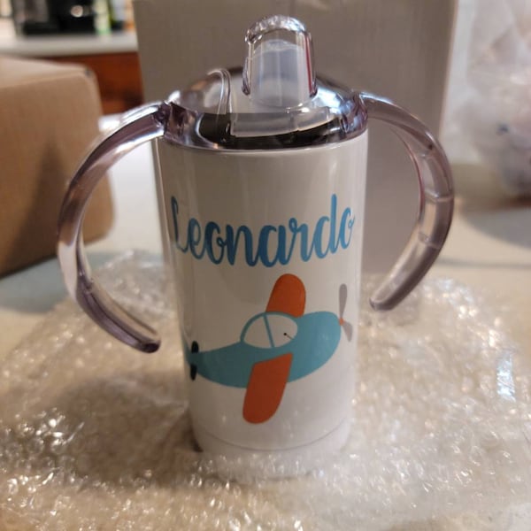 SIPPY CUP PERSONALIZED, Boys Green Tractor Sippy Cup Tumbler, Boys ...