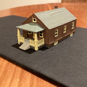 N-scale Sears Hampton 1920s Kit Home 1:160 Scale Building - Etsy