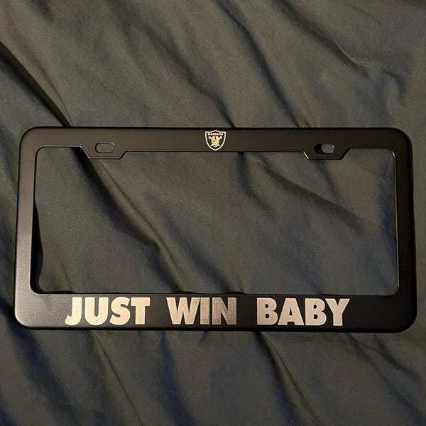 Customized Heavy Duty License Plate Frame Laser Engraved Stainless ...