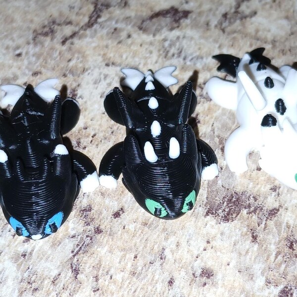 Toothless Keychain – 3D Printed Dragon Accessory | Night Fury Fandom ...