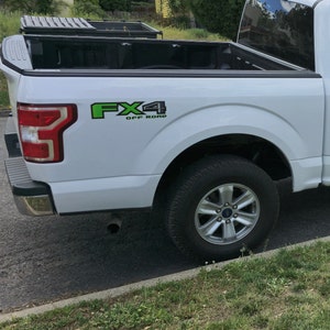 Set of 2: RANGER Raptor Truck Bed Decals Stickers Ford Light TEAL BLUE ...