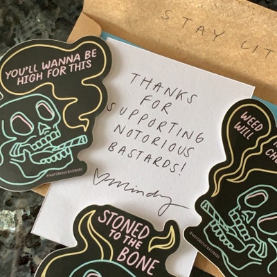 840 Weed Sticker Pack - Etsy