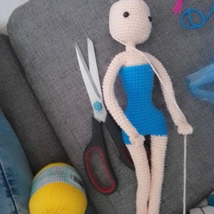 Icelyn Winter Doll With Cape Crochet Pattern amigurumi Doll Pattern ...