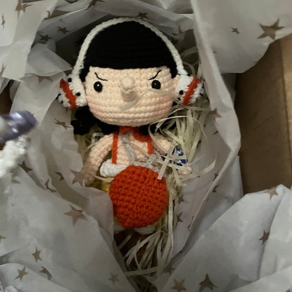 Amigurumi Nico Robin, Crochet Nico Robin, Crochet Robin, Handmade Gift ...