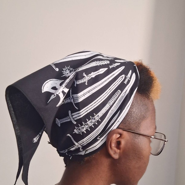 Medieval Weapons BANDANA, Scarf/handkerchief, Black Metal Dungeons ...