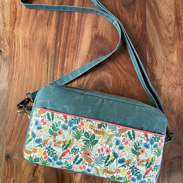 Messenger Bag Sewing Pattern. the Traveller. Cross-body Multi-pocket ...