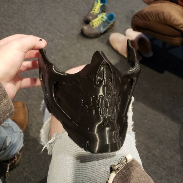 Kabal Half Skull Mask MK9 MK10 MKX MK11 Aftermath Mortal Kombat Mask ...