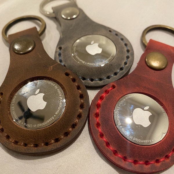 Slim Leather Key Organizer With Pull Strap, Handmade Pocket Leather Key ...