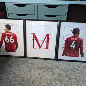 Set of Three Personalised Arsenal Wall Prints Football Prints - Etsy UK