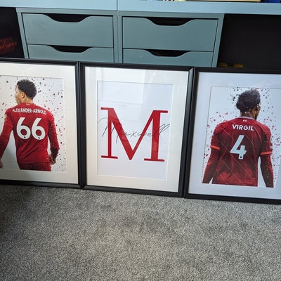 Set of Three Personalised Arsenal Wall Prints Football Prints - Etsy UK
