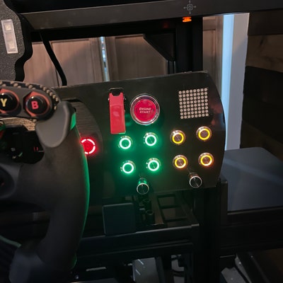 PC Button Box 19 Functios for Sim Racing With Fanatec Mount - Etsy