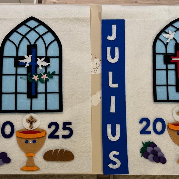 Personalized (assembly Required) First Communion Banner Kit, First ...