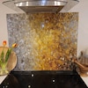 Tempered Glass Backsplash-life of Tree Bird Backsplash Tiles-backsplash ...