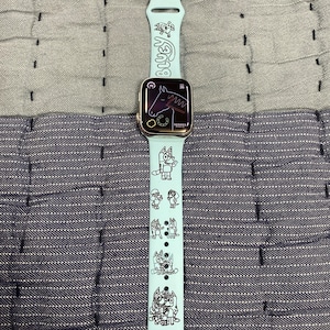 Bluey Apple Watch Band, Bluey Laser Engraved Watch Band, Personalized ...