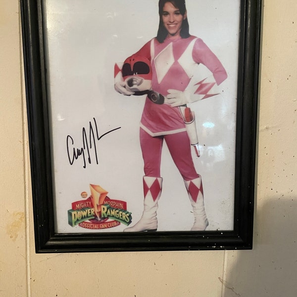 Amy Jo Johnson Power Rangers Signed Photo 8x10 Rp Autographed Kimberly ...
