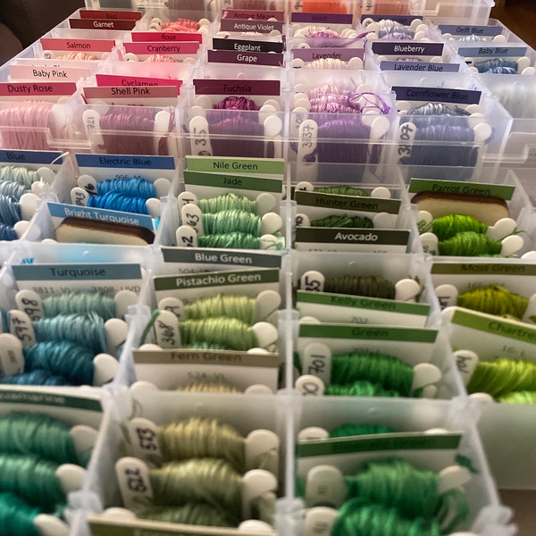 Plastic Organization Box for Thread and Floss - Etsy