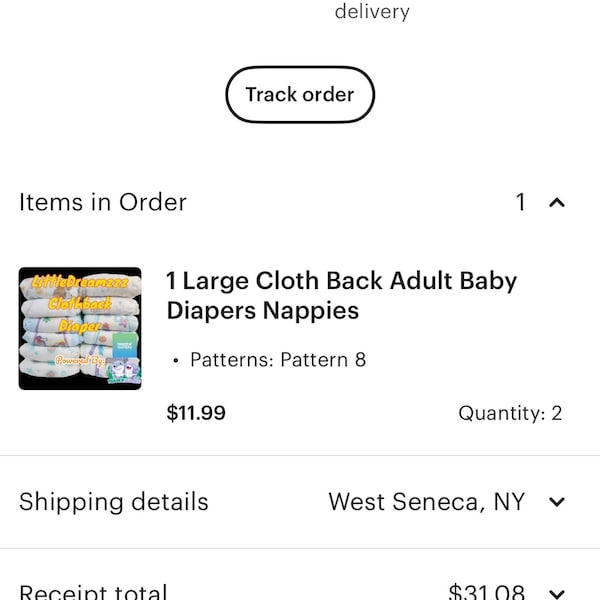 1 Large Cloth Back Adult Baby Diapers Nappies - Etsy