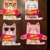 Cat Valentines Candy Huggers Printable Kitten Valentine Cards White Cat ...