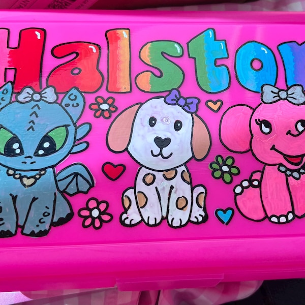 Hand-painted Personalized Caboodle, Personalized Caboodles - Etsy