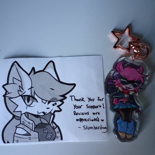 Fan Made | Double Sided Acrylic Keychains | Remi, Joni, DJ Bop, Azuki ...