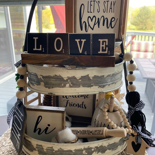 Home Tiered Tray Set! Mix and Match Items, or Get the Bundle, Gift for ...